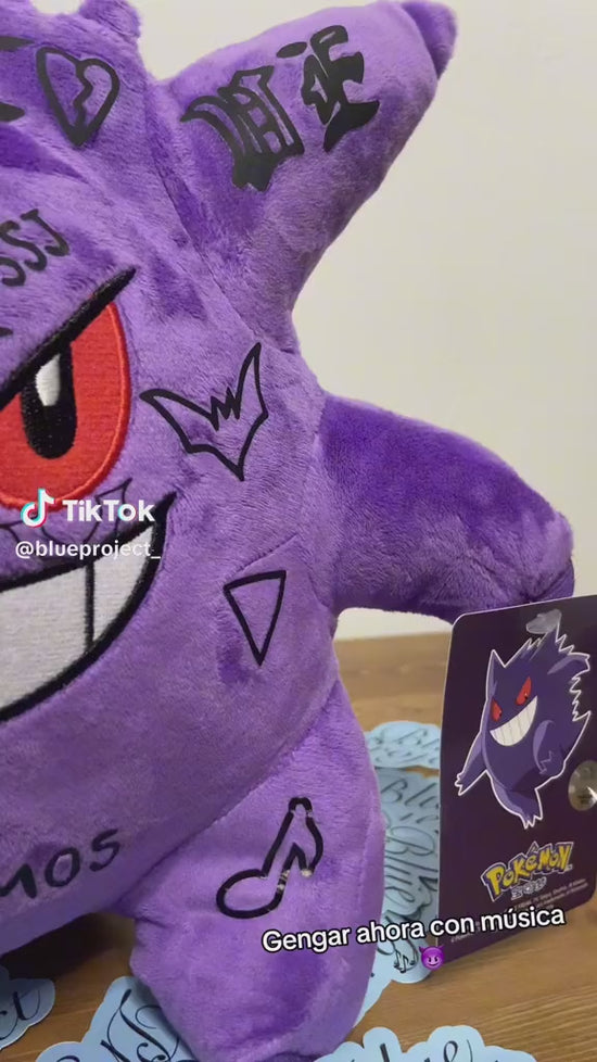 Peluche Gengar x Duki Musical - Pokémon con Tatuajes del Rapero Trap ...